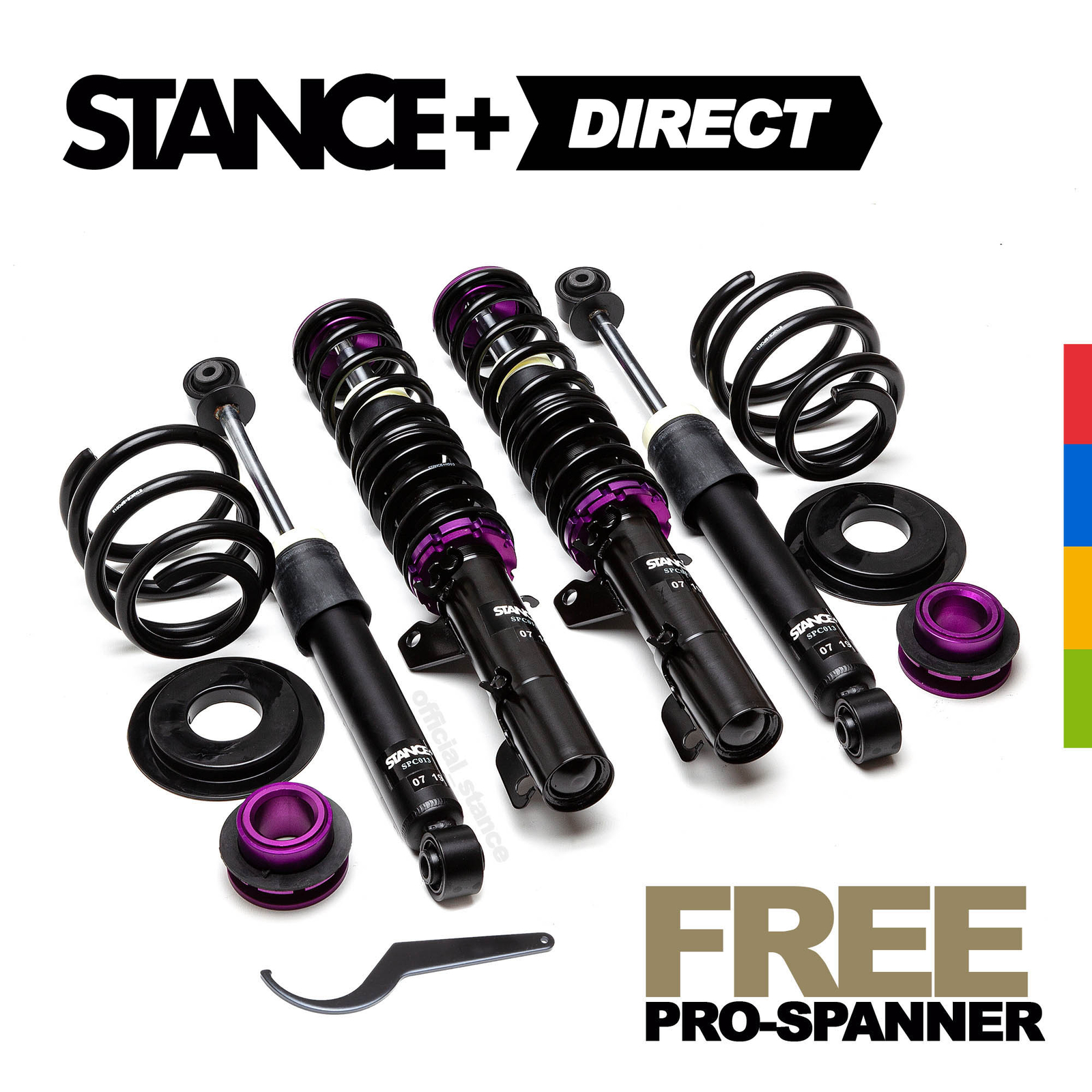 Stance+ Street Coilovers Audi TT Mk1 Quattro 4WD 1998-2006 8N Coupe ...