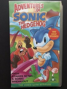 Sega - Adventures Of Sonic The Hedgehog - Two Great Episodes - VHS ...