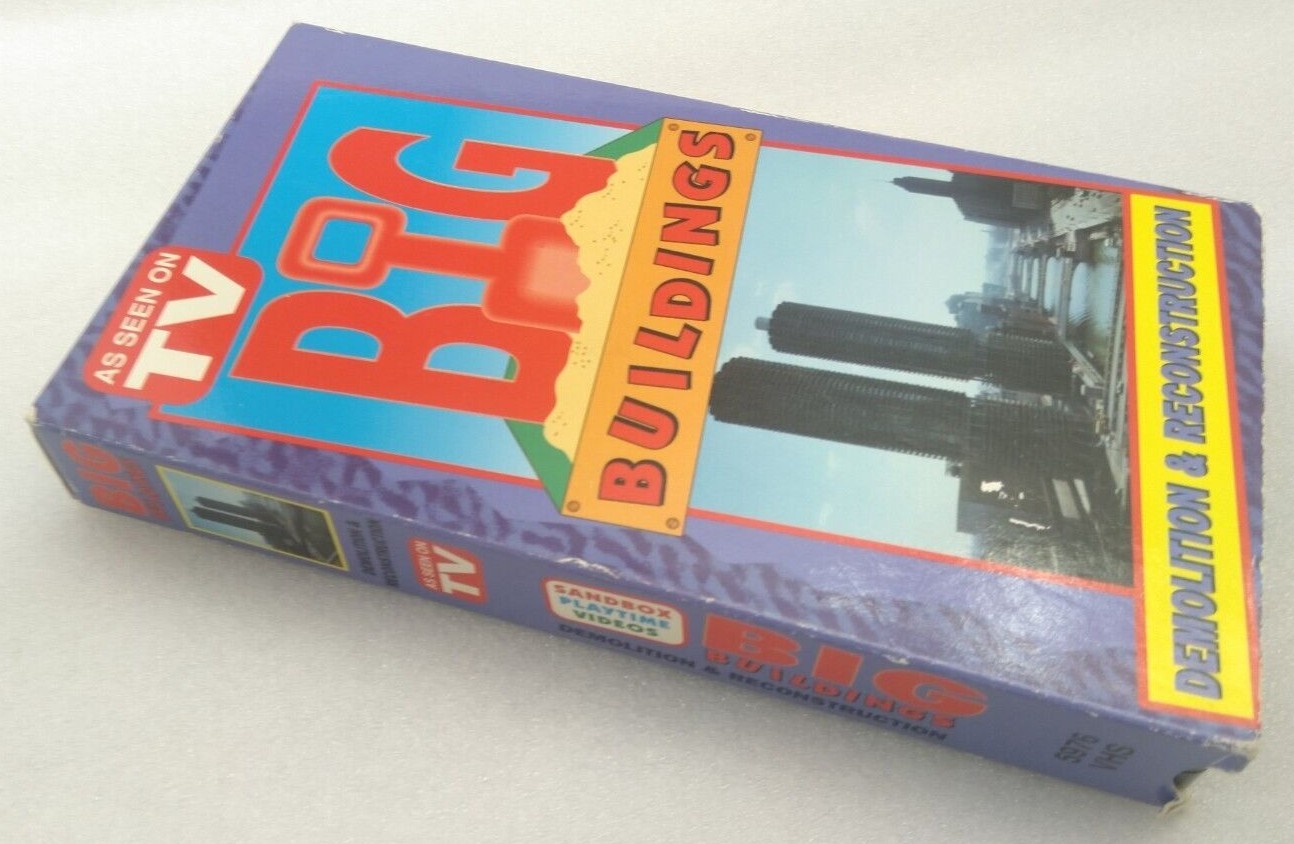 VHS BIG Buildings Demolition and Reconstruction (VHS, 1991, UAV ...