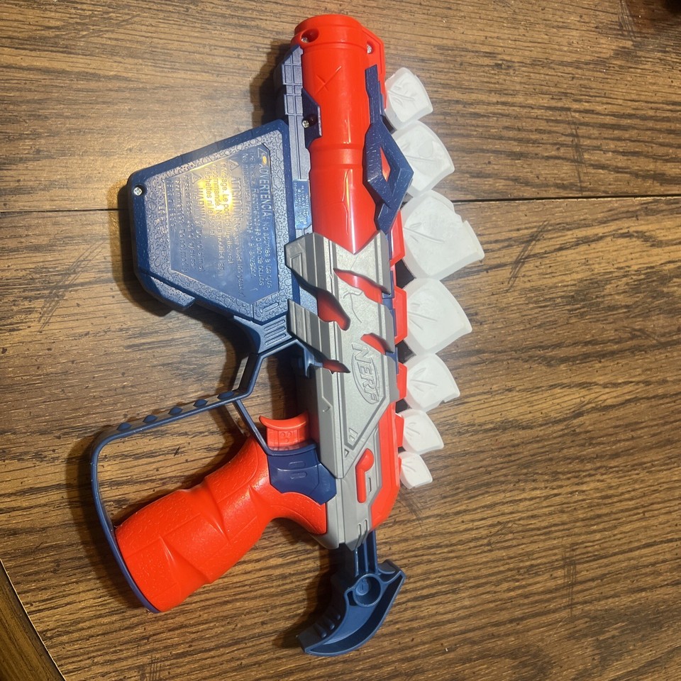 Nerf Dinosquad Stego-Smash Dino Dart Blasting Blaster Gun | eBay