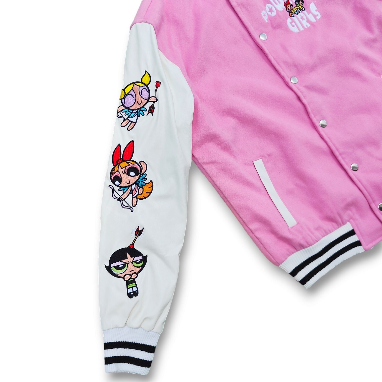 NWT Dolls Kill x The Powerpuff Girls Darling Iconic Trio Varsity XS ...