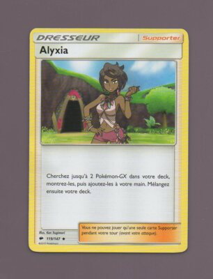 Pokémon Dresseur n° 119/147 - ALYXIA (A9010) | eBay