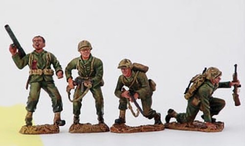 Figarti WWII Pacific Theatre A4046P-1-4 Iwo Jima Landing Force Under ...