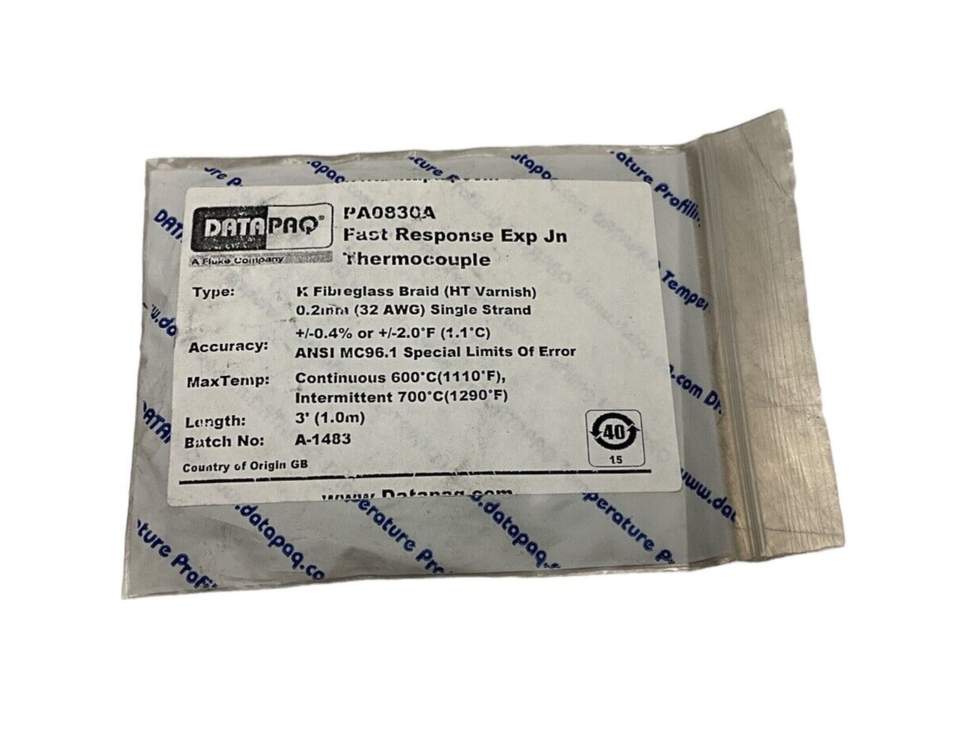 DATAPAQ Fast Thermocouple Sensor Labfacility | eBay