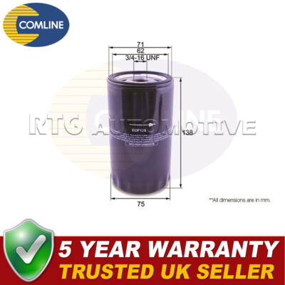 Comline Oil Filter Fits Audi 80 1991-1996 1.9 TDi X524 028115561 | eBay UK