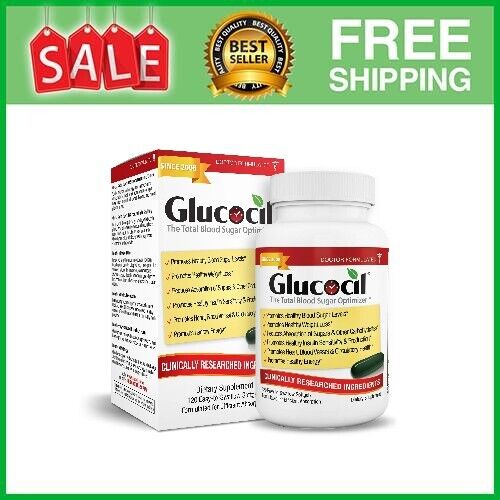 Glucocil 30-Day Supply 120CT – Premium Blood Sugar Support – 2+ Million ...