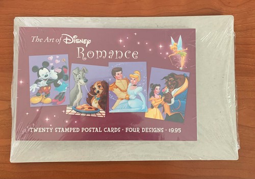 2006 US Stamped Postal Cards ART OF DISNEY ROMANCE 20 Cards 4 Designs ...