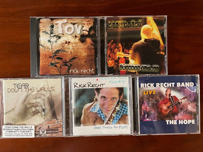 Rick Recht - 5 CD Lot, Tear Down The Walls, Tov, Shabbat Alive!, The ...
