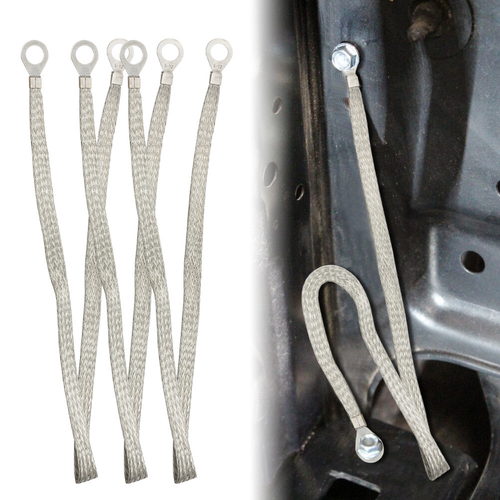 3PCS Universal Car Truck RV Engine Braided Ground Straps 24" x 1/2" 1/2 ...
