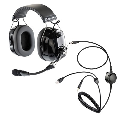 Arrowmax 8PIN Noise Cancelling Headset for Kenwood RJ45 TM-261A TM-271A ...