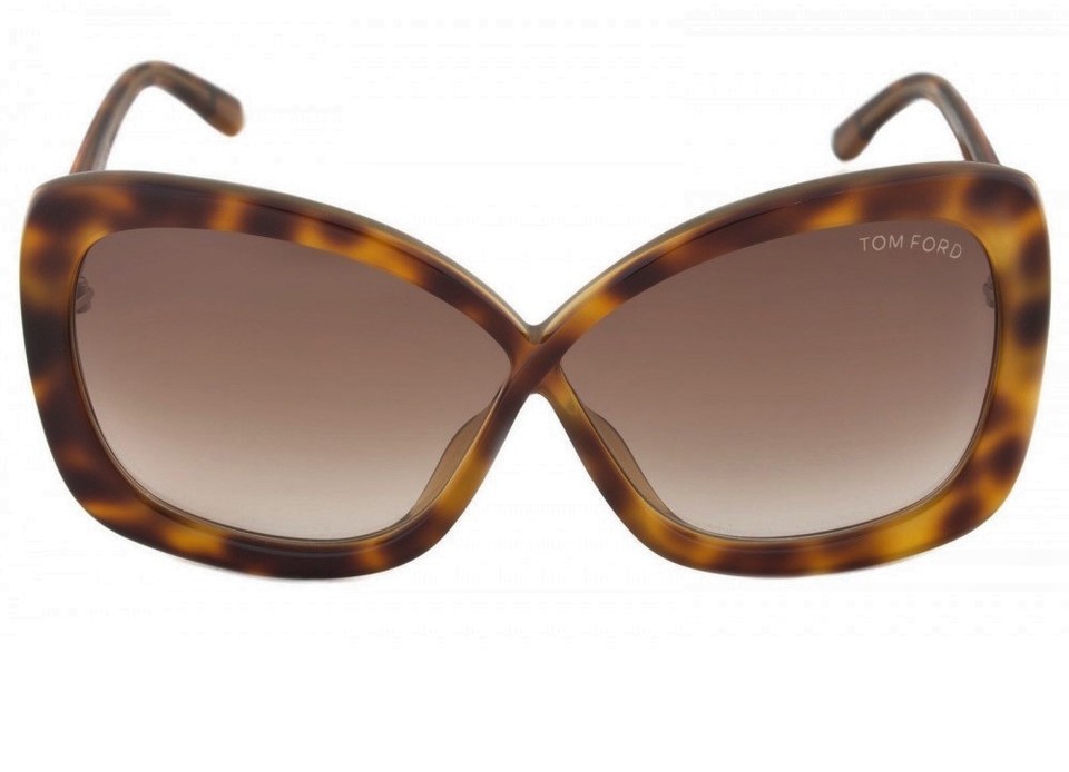 Tom Ford Calgary Sunglasses Havana Frame Gradient Brown Lens FT0227 53P ...