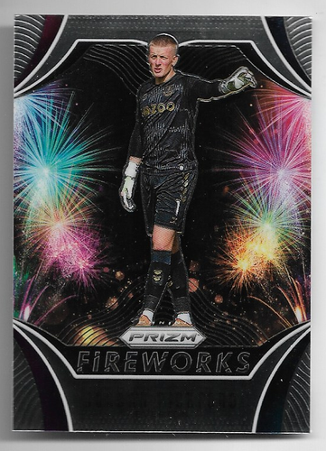 2020-21 Panini Prizm Premier League Fireworks Card :Jordan Pickford #30 ...