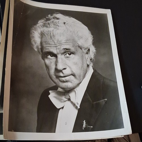 Julius Rudel Metropolitan Opera Conductor Black & White Press ...