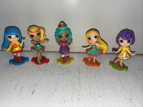 Party pop teenies spin master mini fashion figure dolls Cake Topper Set ...