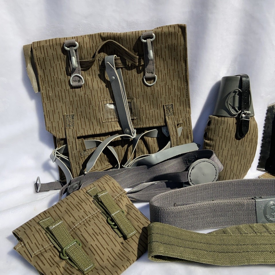 East German Strichtarn NOS Gear SET w Sawtooth Entrenching Tool ...