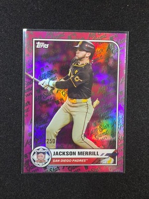 2025 Topps All-Star Game - Jackson Merrill, Jackson Merrill #99 Pink ...