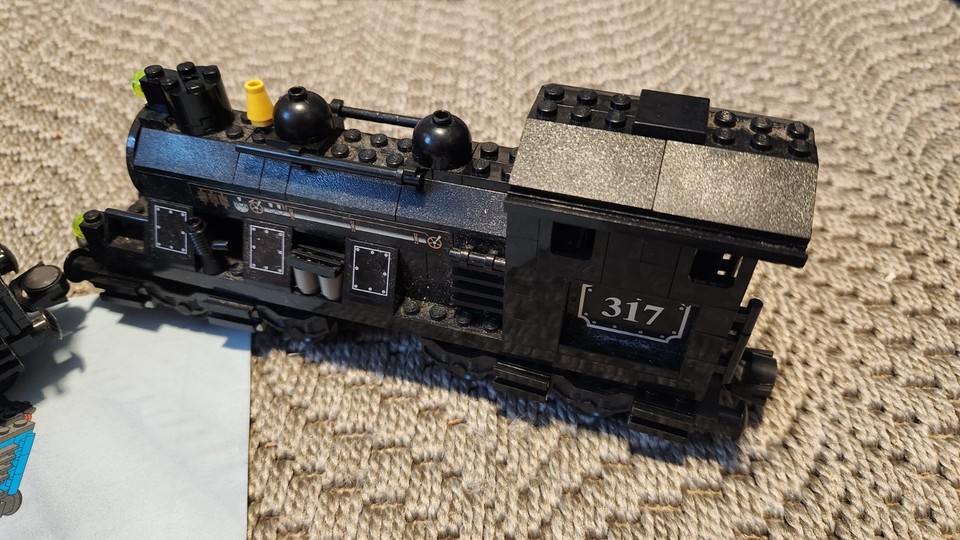 LEGO My Own Train #3741/3742 Large Locomotive & Tender Black | eBay