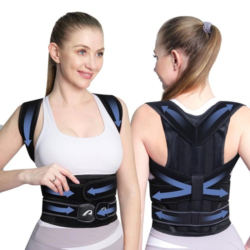 Posture Corrector Back Brace for Women and Men Adjustable Full Back ...