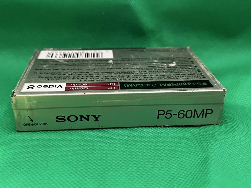Sony Video 8 Metal MP PAL/SECAM P5-60MP Cassette Made In Japan Sealed ...