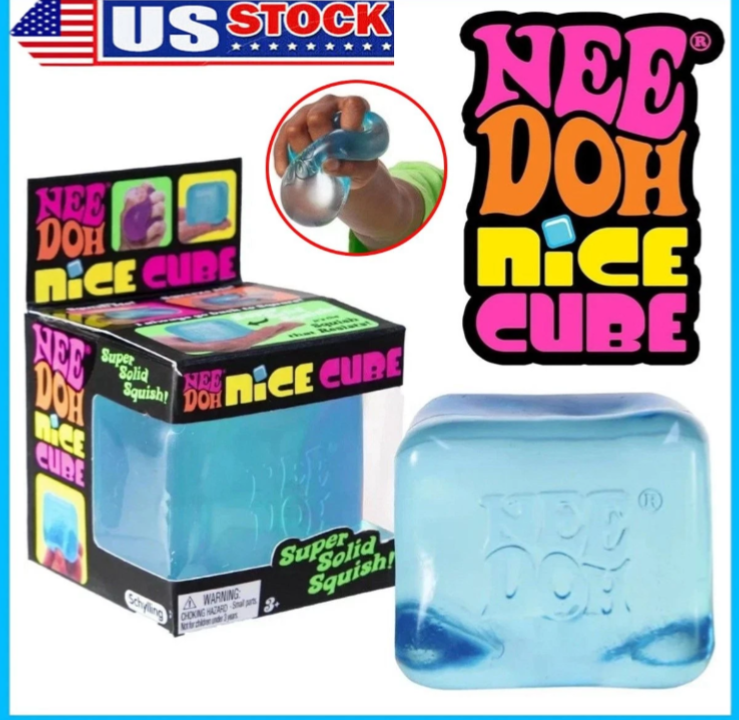 NeeDoh Nice Cube Sensory Squeeze Toy Squishy Toy , Nee Doh Nice Cube ...