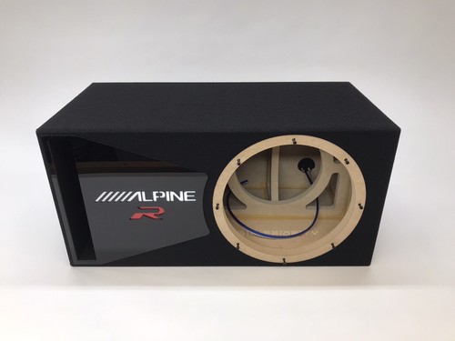 Alpine R2-W12D4 D2 ported sub box SPECIAL EDITION with black plexi port ...