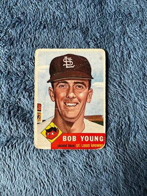 1953 Topps # 160 Bob Bobby Young St. Louis Browns | eBay
