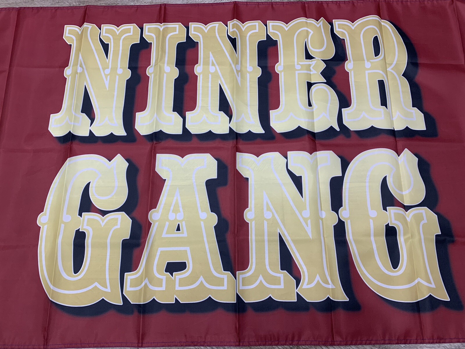 San Francisco 49ers Flag 3' x 5' Quest For 6 Red 9ers Gang Bosa Kittle ...