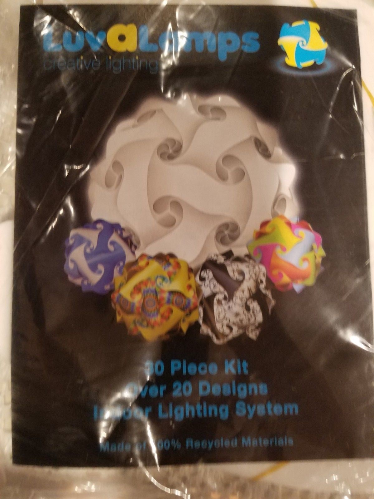 Lamp Puzzle Light LuvaLamp Creative Lighting White 10" Desk Lamp Kit | eBay