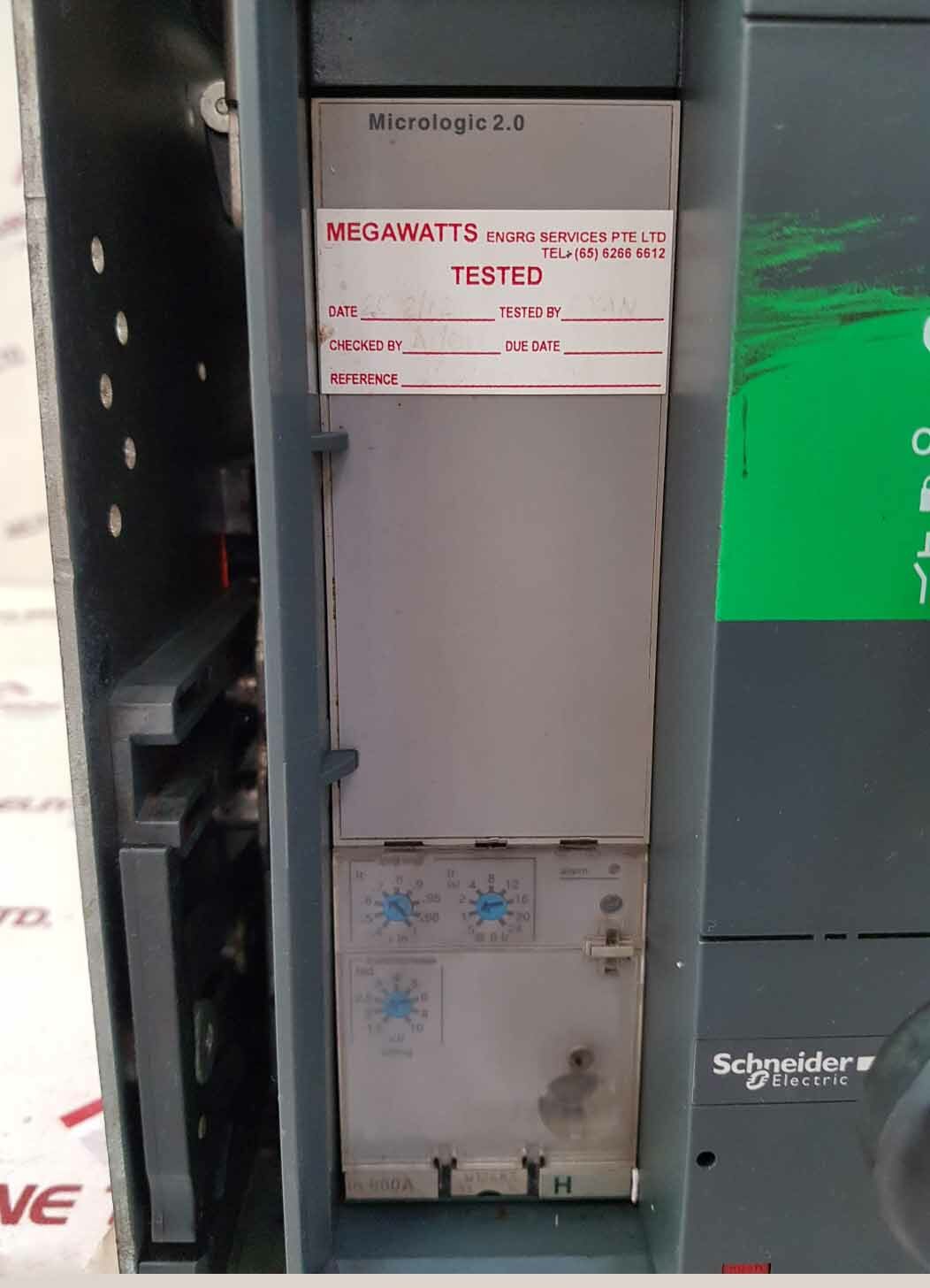Schneider Electric Compact NS800 H Micrologic 2.0 Circuit Breaker 800A ...