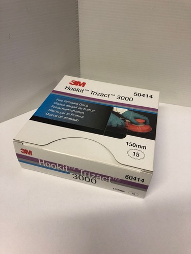 3M 50414 Trizact Fine Sanding Discs P3000 Hookit 150mm Box of 15 | eBay UK