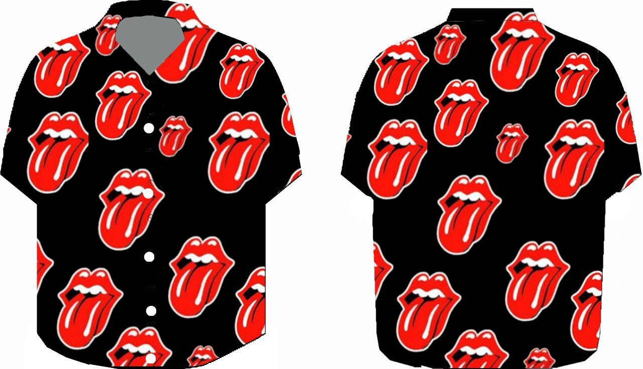 Rolling Stones Button shirt size small medium Large XL 2XL 3XL | eBay