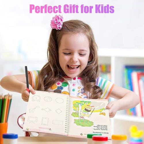 16Pcs Magic Reusable Practice Copybook Set English Number Calligraphy ...