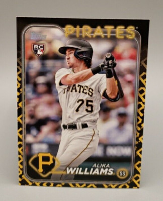 Alika Williams RC 2024 Topps Card #265 Pittsburgh Pirates TEAM COLOR ...