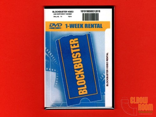 Blockbuster DVD vintage case art 2x3" fridge/locker magnet NOT A DVD ...