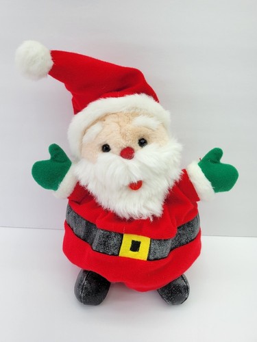 Vintage Russ Berrie Santa Plush Stuffed Animal Christmas Beanie Doll | eBay