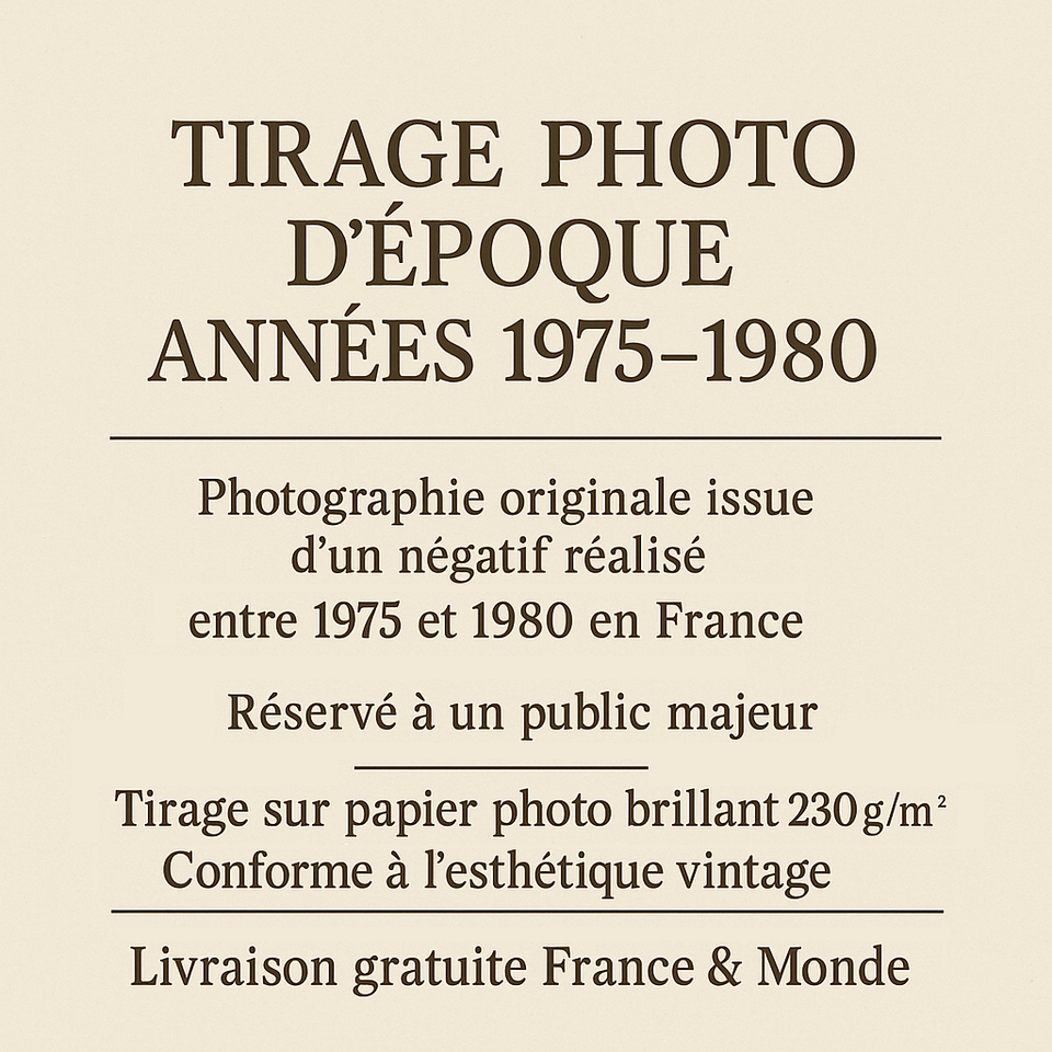 Foto Donna Nuda – 1966 – Serge Jacques – Formato A4 + Cornice, Ristampa ...