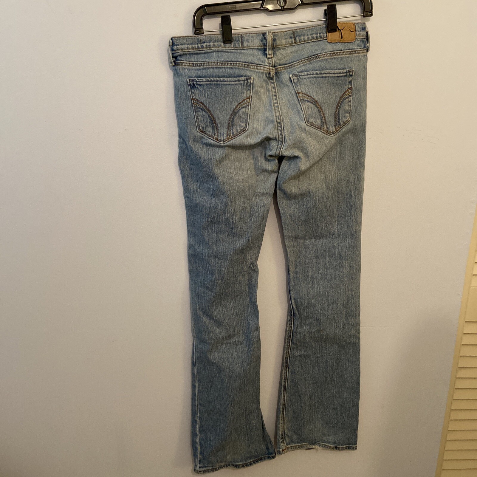 Vintage Y2K Hollister Low Rise Cali Flare Jeans Light… - Gem