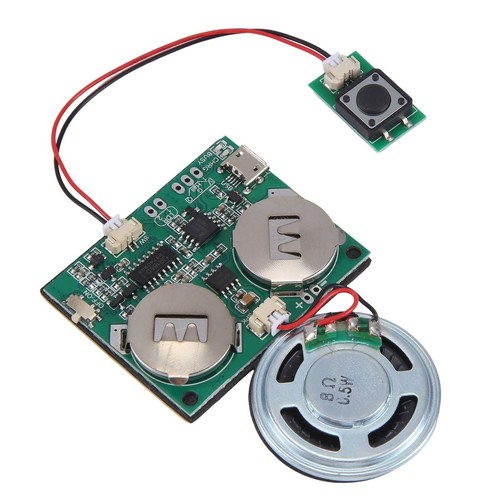 Recordable Sound Module Button Control Sound Chip 8M MP3 WAV Music ...