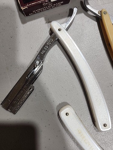 Lot Of 8 Vintage Straight Razors And Replacement Blades | eBay