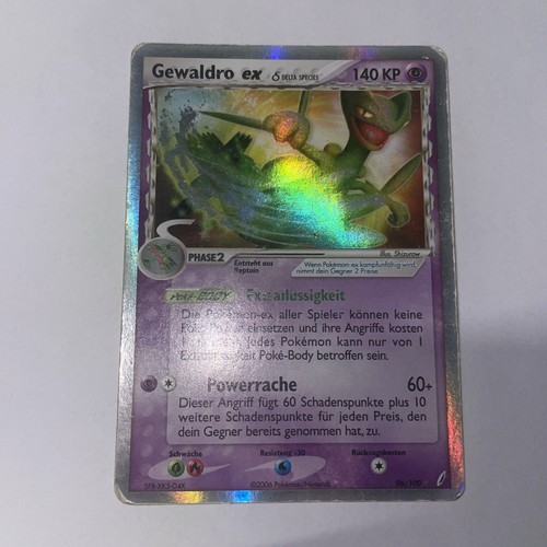 Pokémon Karten Gewaldro EX Delta Species 96/100 EX Crystal Guardians ...