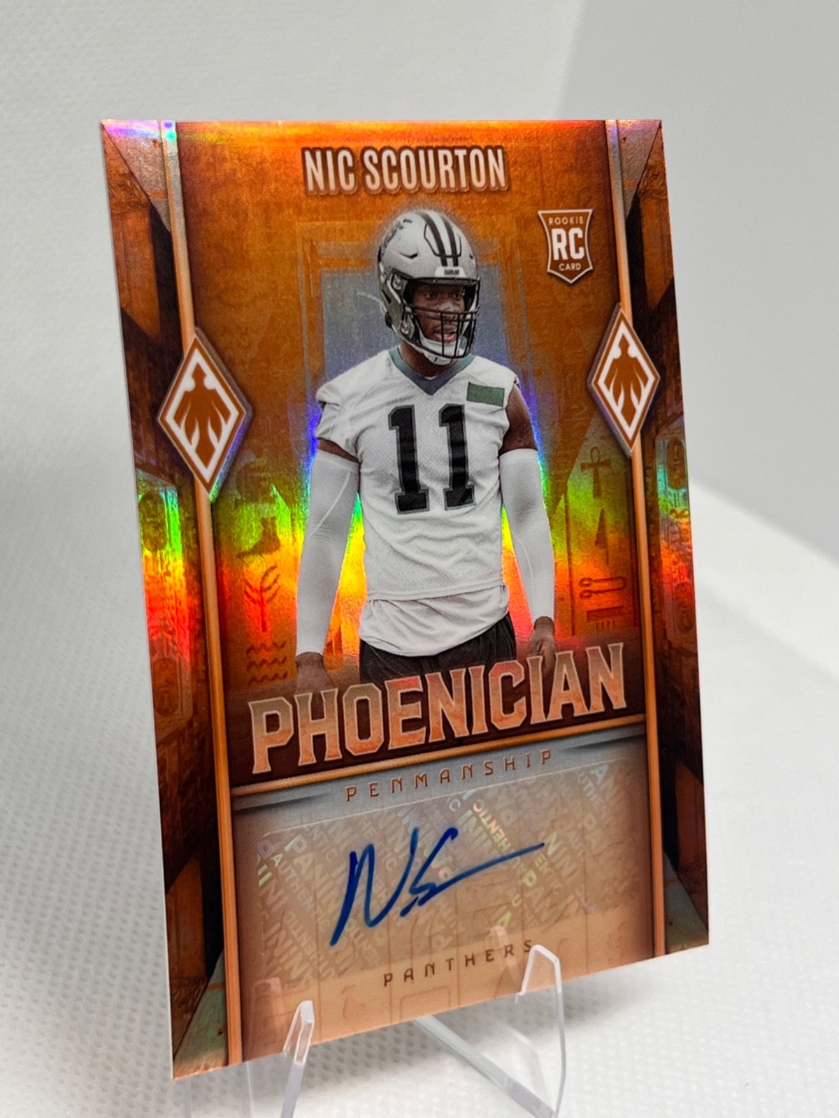 2025 Panini Phoenix Nic Scourton Phoenician Penmanship Rookie Auto RC ...