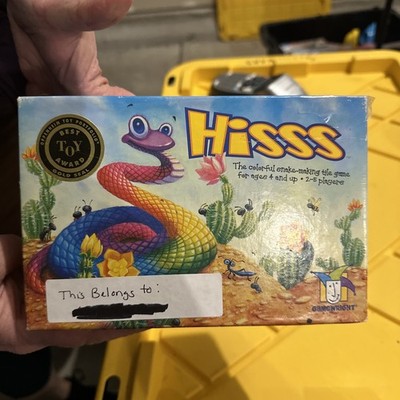 HISSS The Colorful Snake Making Tile Matching Game Gamewright Complete ...