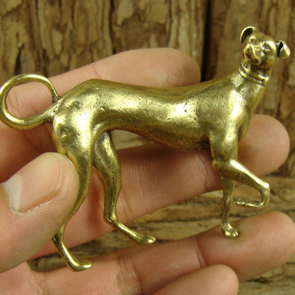 Solid Brass Figurine Statue Animal Figurines Desk Home Ornament Gift ...