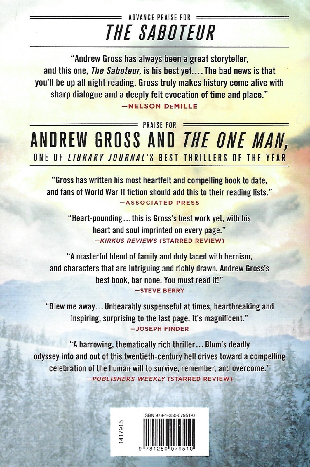 Saboteur : A Novel by Andrew Gross (2017, Hardcover) for sale online | eBay