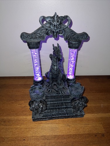 Light Up Dragon Resin Sculpture Beautiful Detailed Dragon Statue | eBay