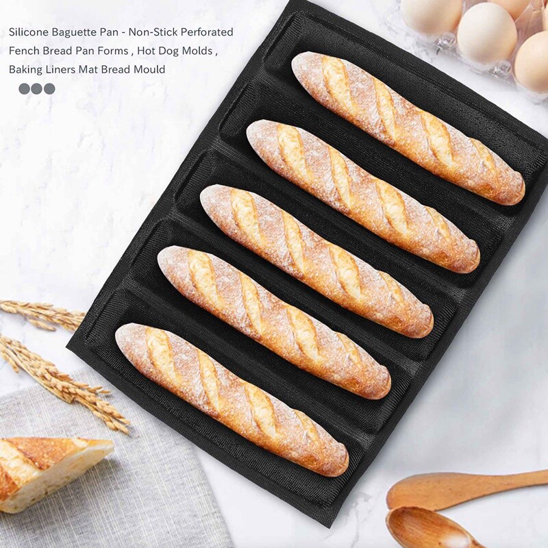 Silicone 5 Indents Reusable Silform/Bread Mould Baking Form Food Grade ...