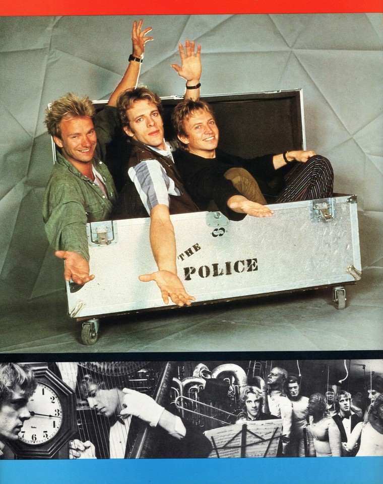 THE POLICE-STING 1983 SYNCHRONICITY TOUR CONCERT PROGRAM BOOK-SEALED ...