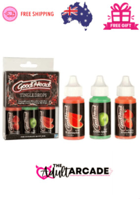 Goodhead - Edible Tingle Drops - 3pk - Watermelon - Green Apple ...