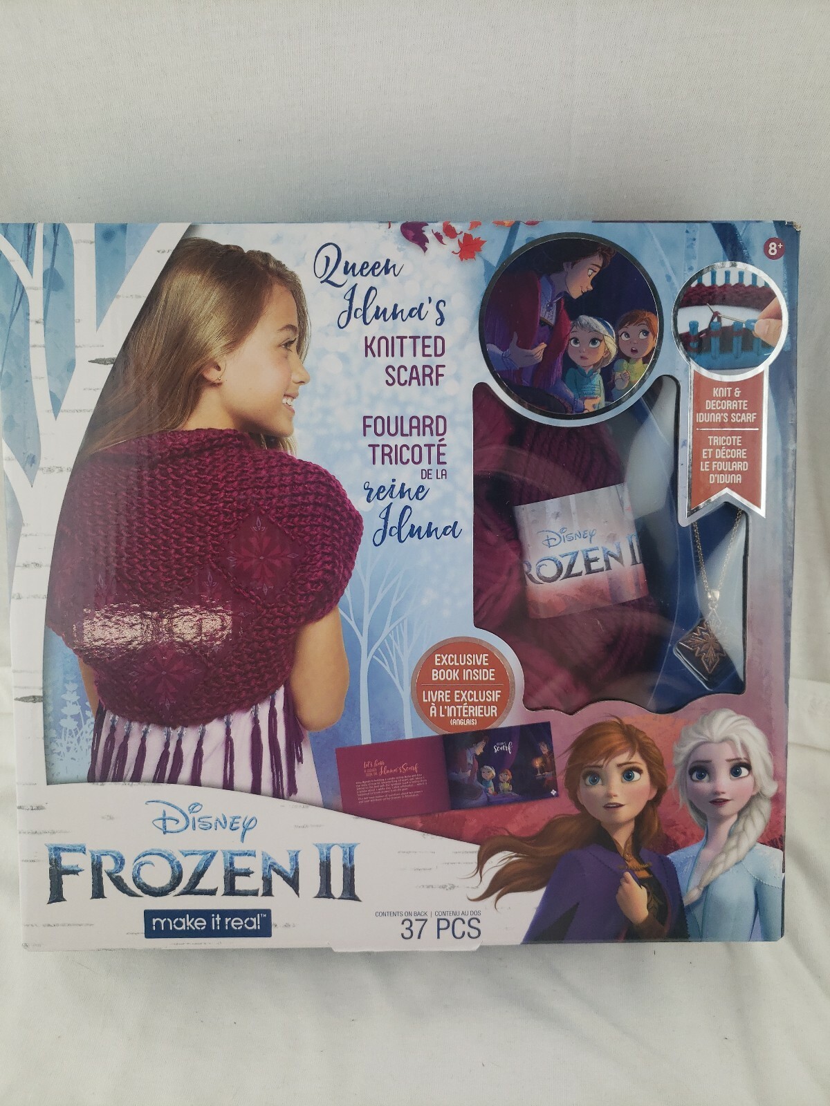 New, Make It Real Disney Frozen 2 Queen Iduna's Knitted Scarf Arts ...