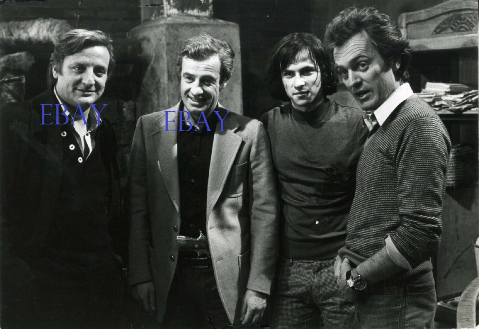 *Jean-Paul Belmondo Cremer L'alpagueur Philippe Labro Photo argentique ...